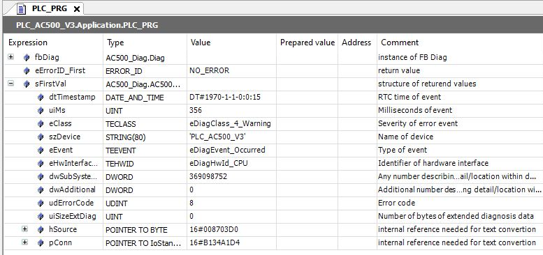 Method Get-xxx-Val / DiagGet-xxx-Val: numeric values
